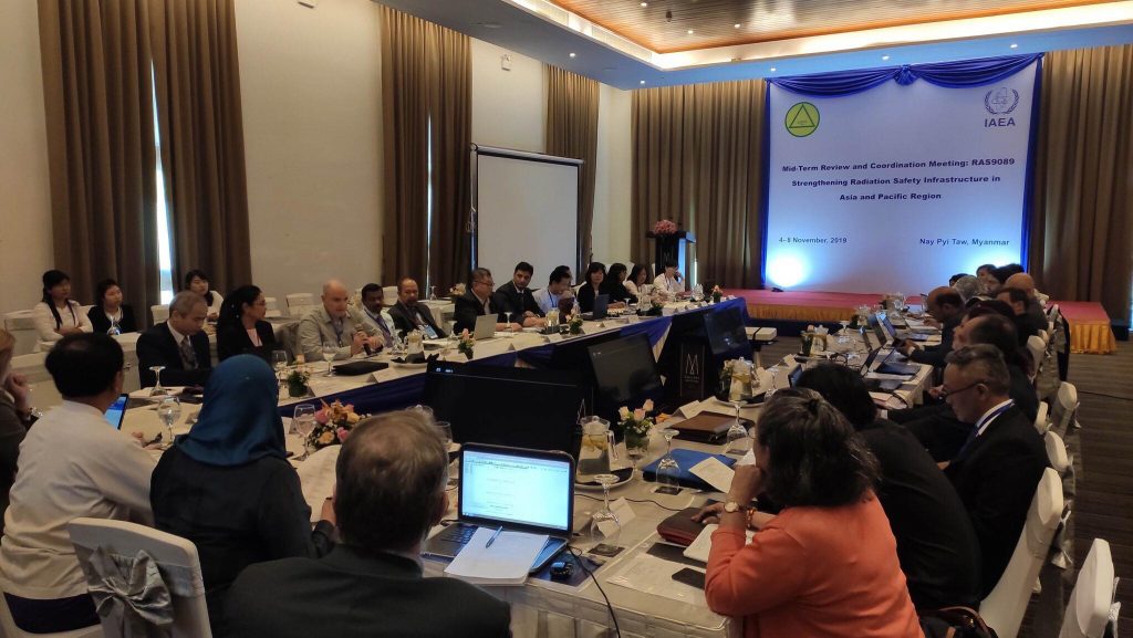Division of Atomic Energy, Myanmar hosts the Mid-term Review and ...